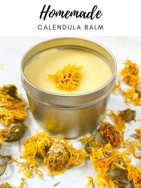 Homemade Calendula Balm | Three Little Goats