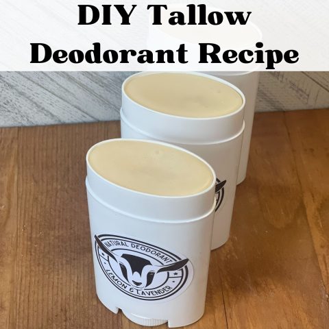 DIY Tallow Deodorant Recipe