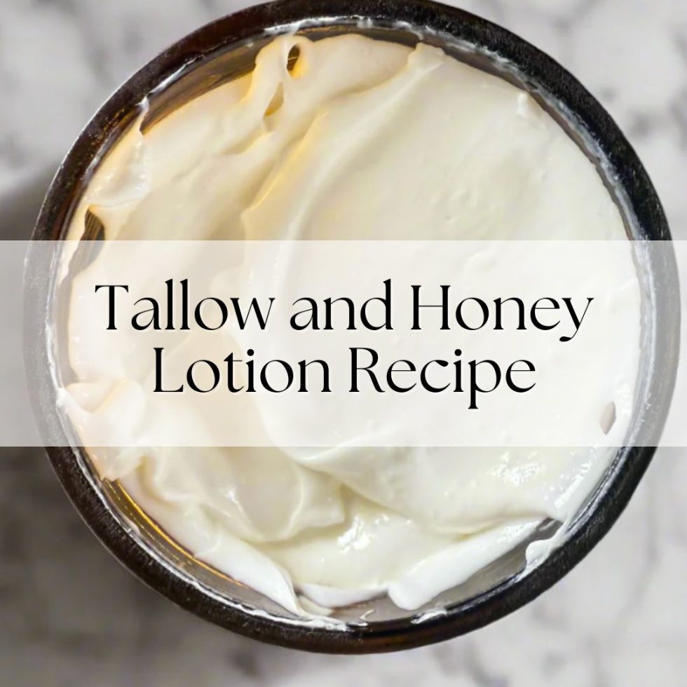 Tallow and Honey Lotion Recipe